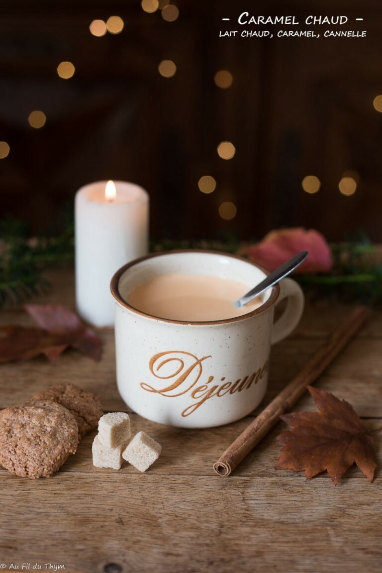 Caramel chaud (Lait au caramel) - Au Fil du Thym