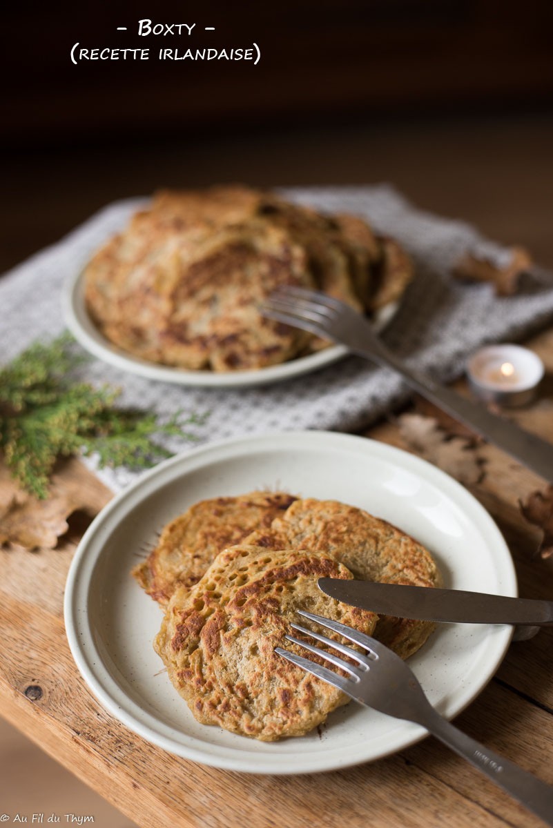Boxty (galette de pommes de terre, Irlande) - Au Fil du Thym