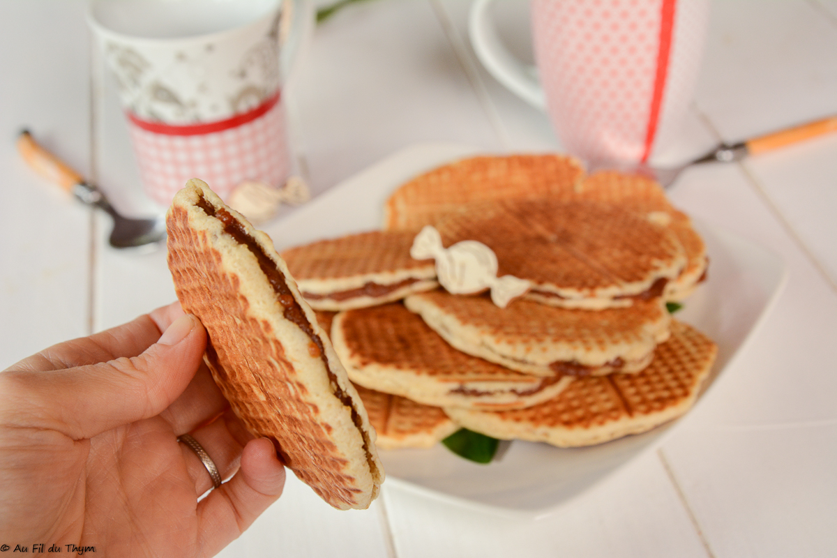 Gaufres fourrées vergeoises (ou Gaufres de Lille) - Au Fil du Thym