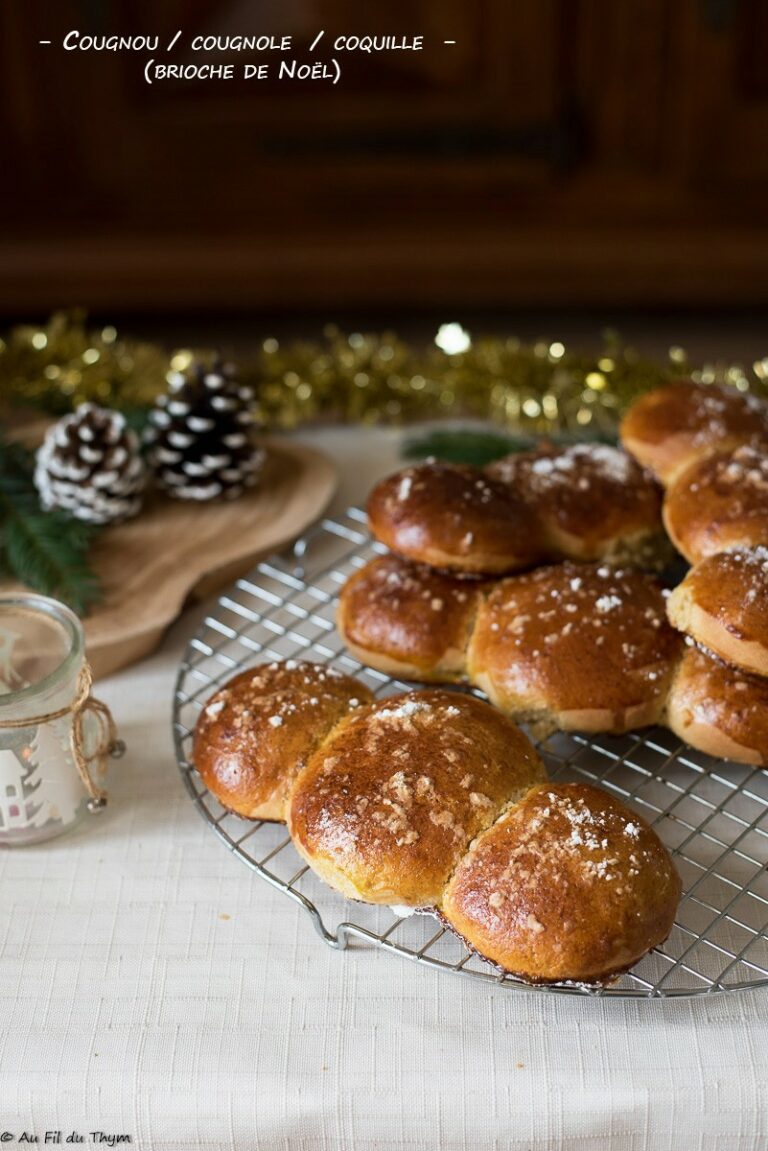 Cougnous (Coquilles de Noël) - Au Fil du Thym