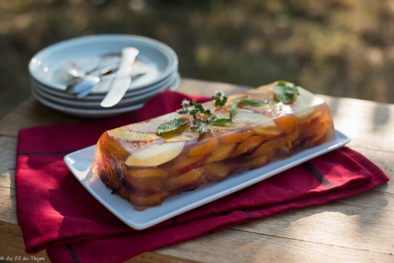 Terrine de fruits d'été - Au Fil du Thym