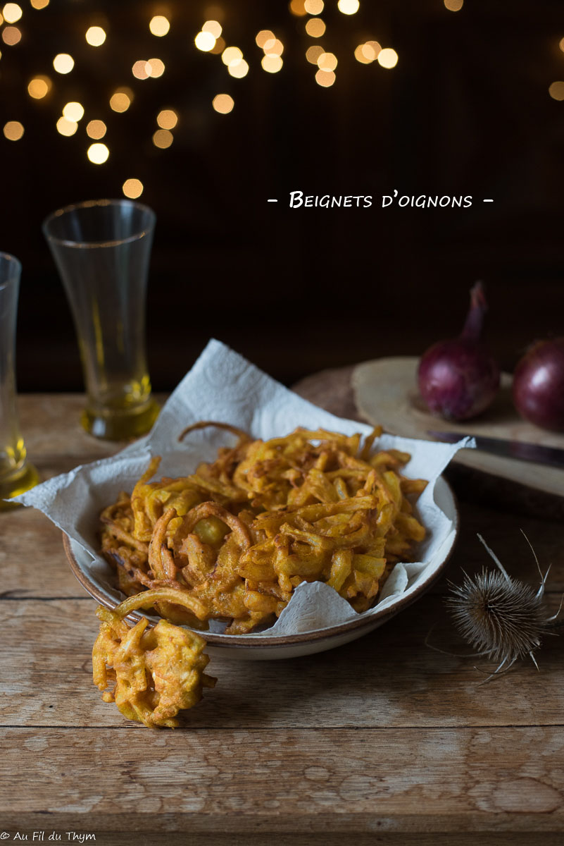Beignets d'oignons - Au Fil du Thym