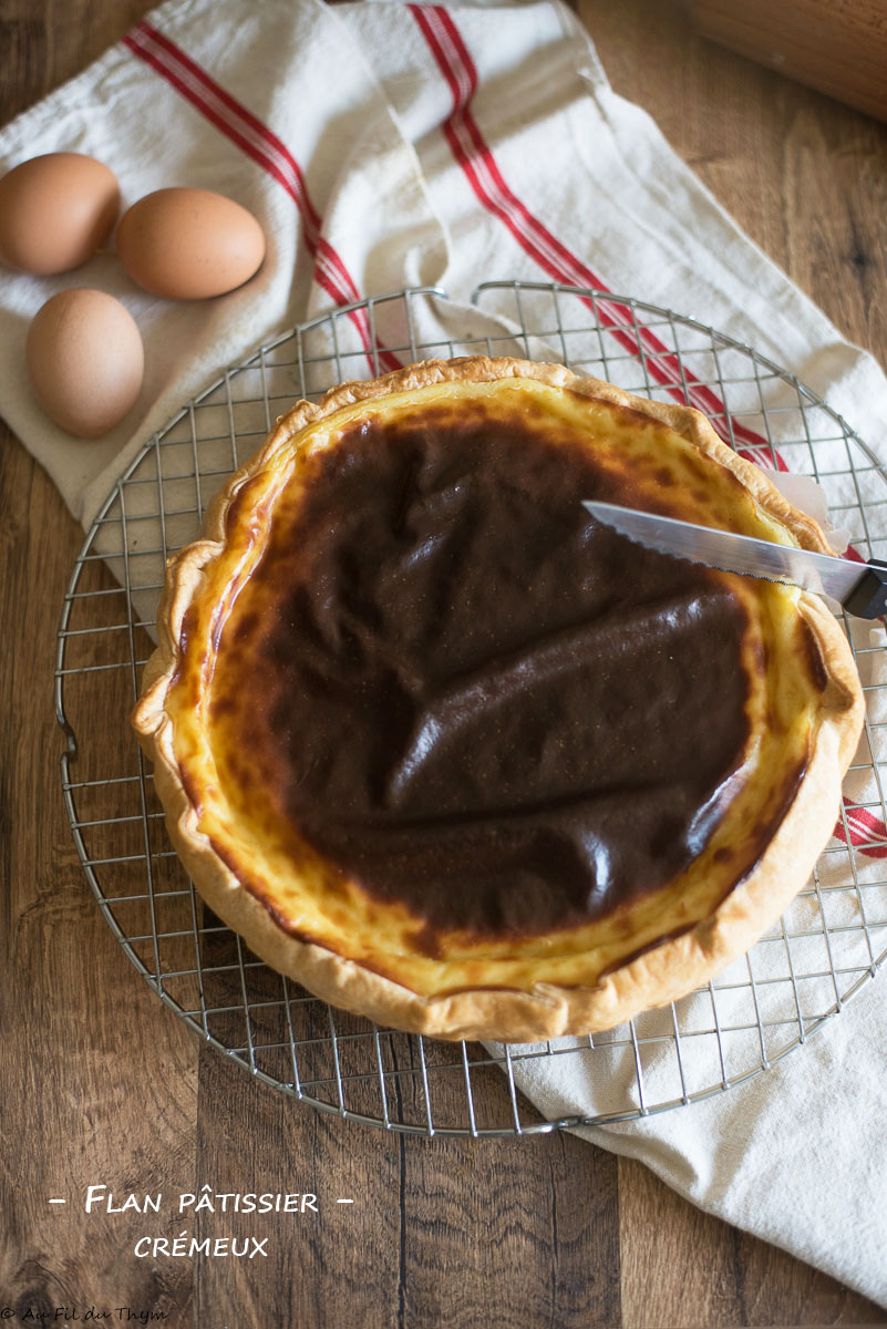 Flan pâtissier crémeux - Au Fil du Thym