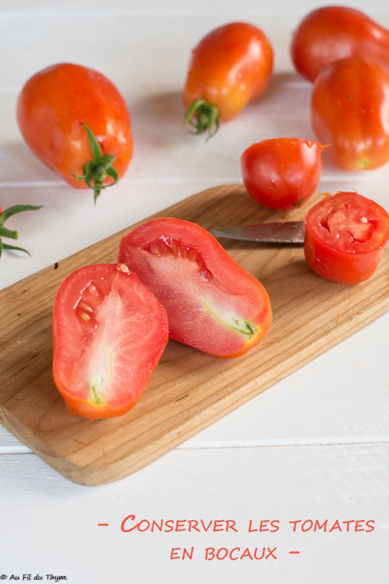 Comment conserver les tomates en bocaux ? - Au Fil du Thym